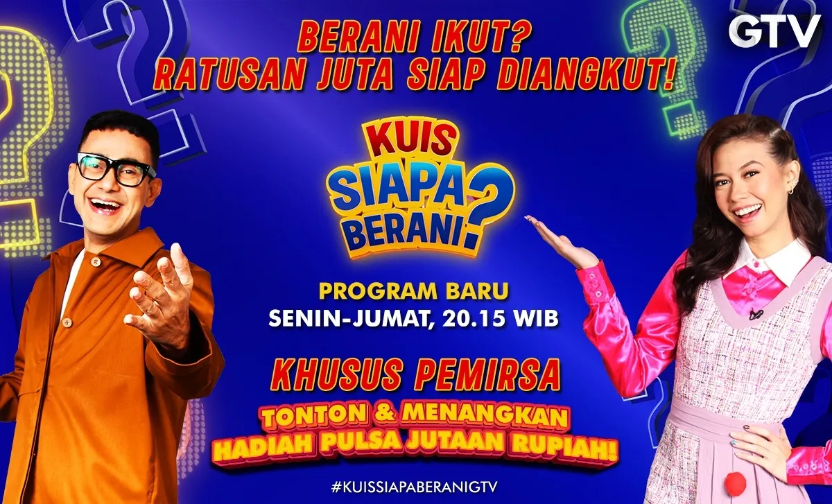 Kuis Siapa Berani? Sudah Resmi Tayang, Bagi-Bagi Hadiah Ratusan Juta - KapanLagi.com