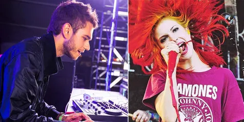 [Pic] Vokalis Paramore Jajal Musik Dansa Bareng Zedd - KapanLagi.com