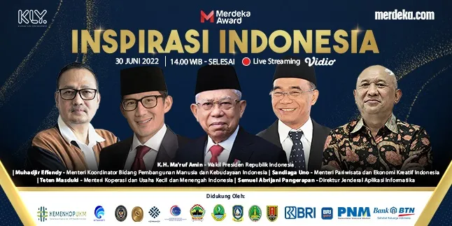 Give Appreciation to Inspirational Figures in Indonesia, Merdeka Awards ...