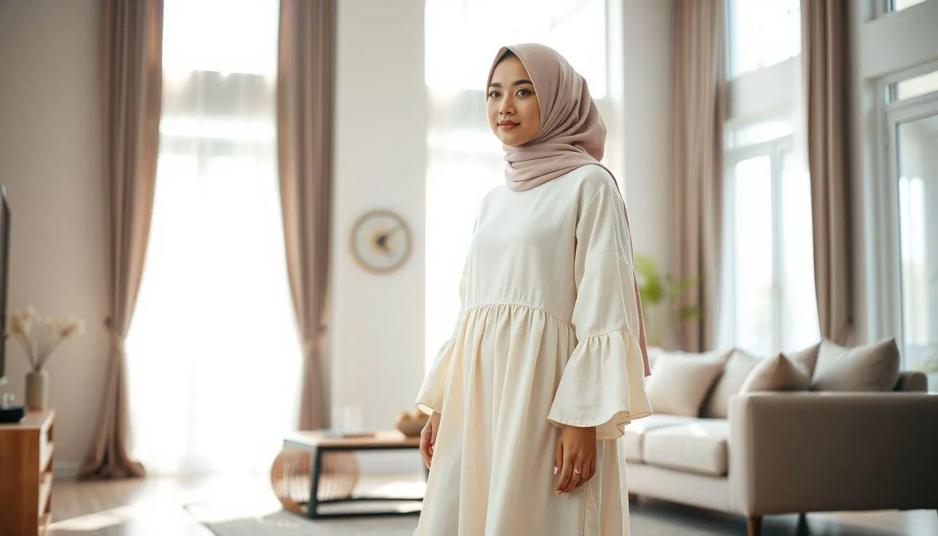 Bahan Gamis yang Adem Dipakai Saat Lebaran dan Cara Memilihnya Agar ...