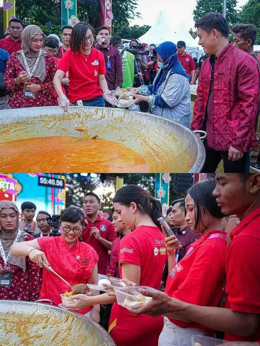 Bobon Santoso Raih Guinness World Records, Sajikan Lontong Cap Go Meh ...