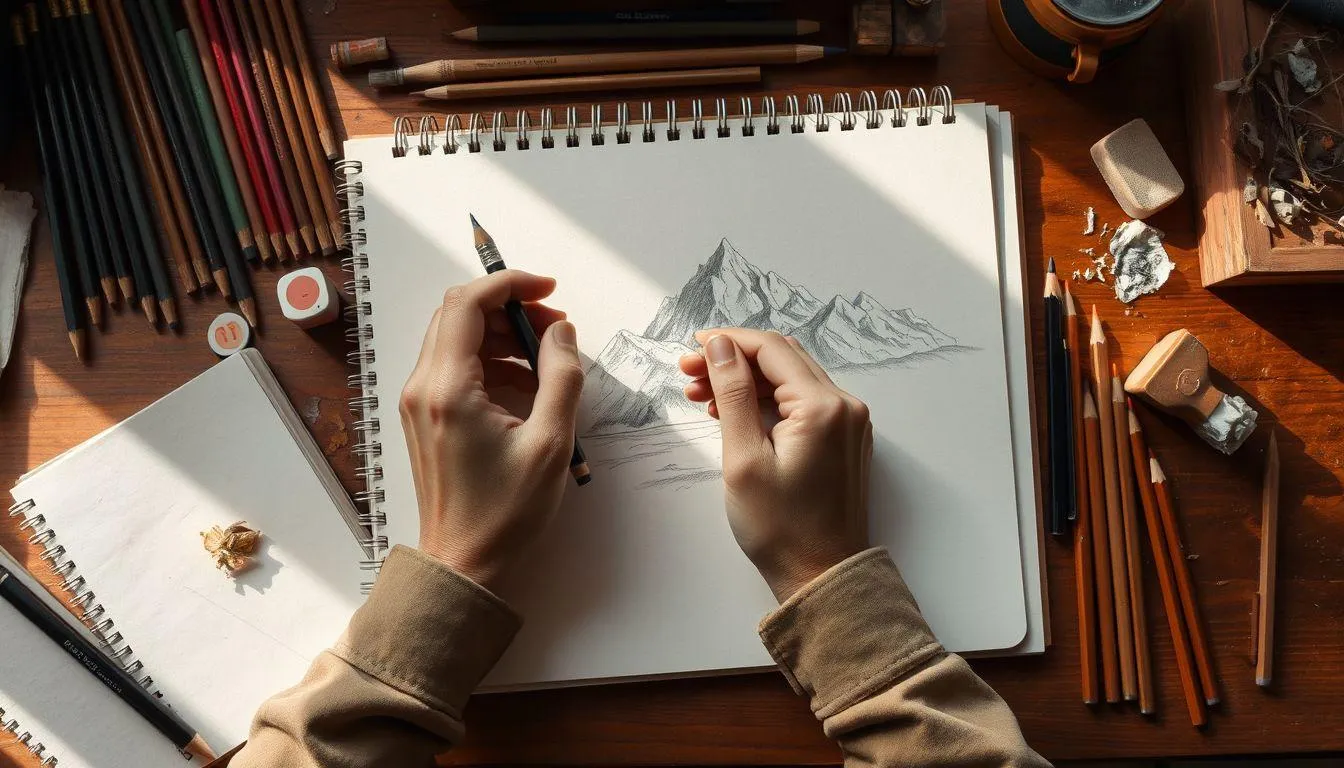 Cara Menggambar Pemandangan: Panduan Lengkap dari Sketsa Dasar hingga ...