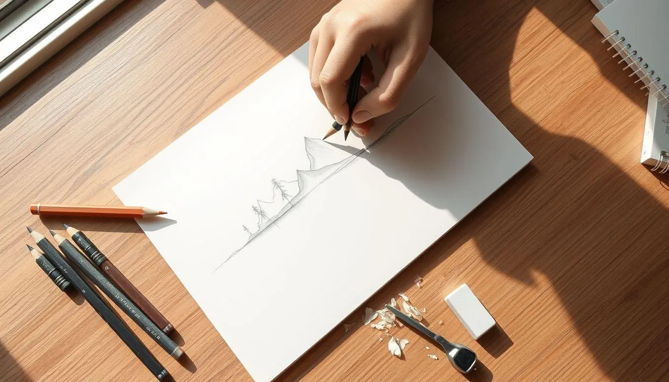 Cara Menggambar Pemandangan: Panduan Lengkap dari Sketsa Dasar hingga ...