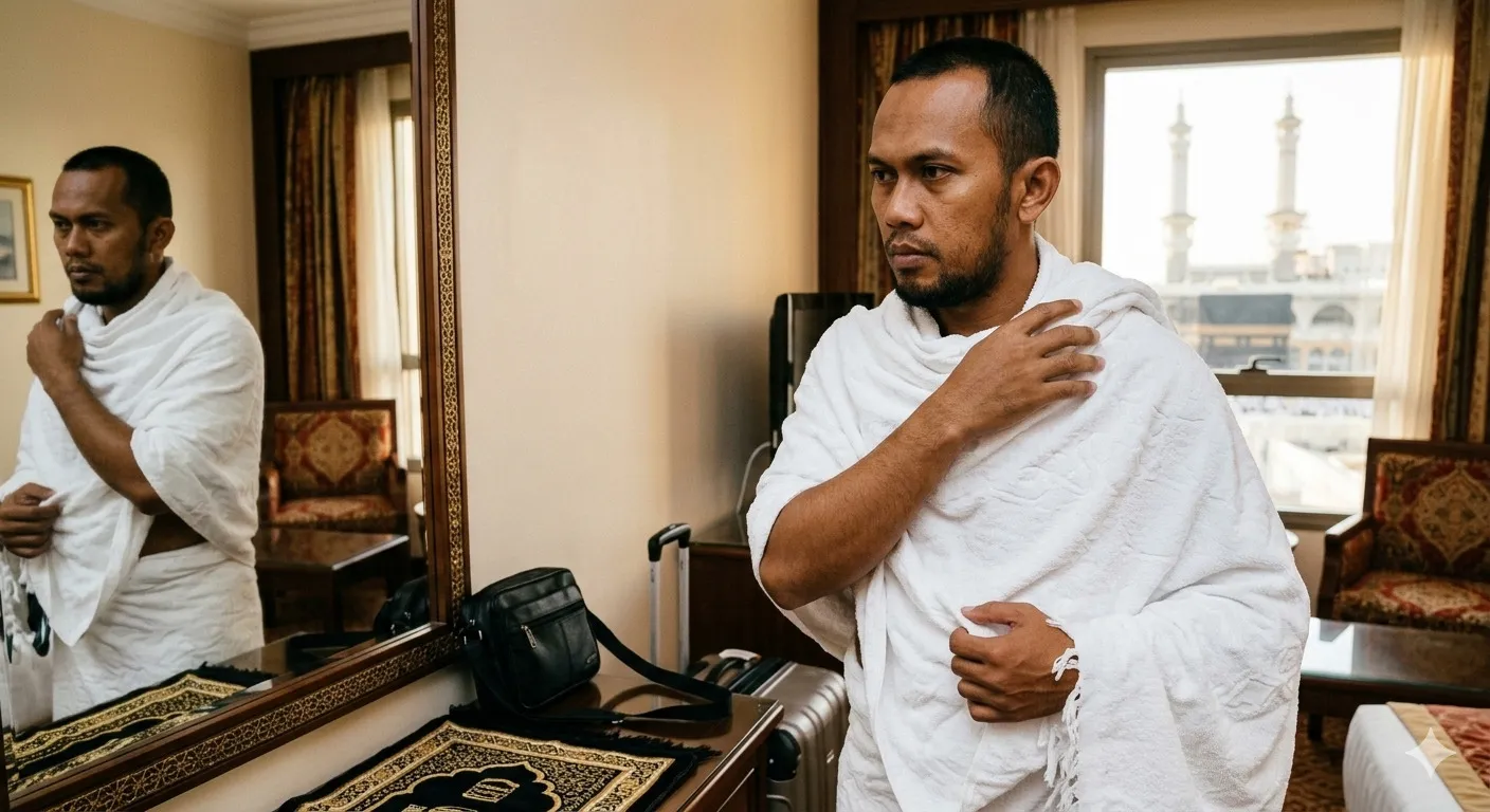 Cara Pakai Kain Ihram yang Benar untuk Laki-Laki dan Perempuan, Panduan ...
