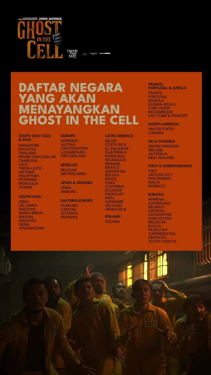 Film GHOST IN THE CELL Belum Tayang di Indonesia, Sudah Dibeli 86 ...