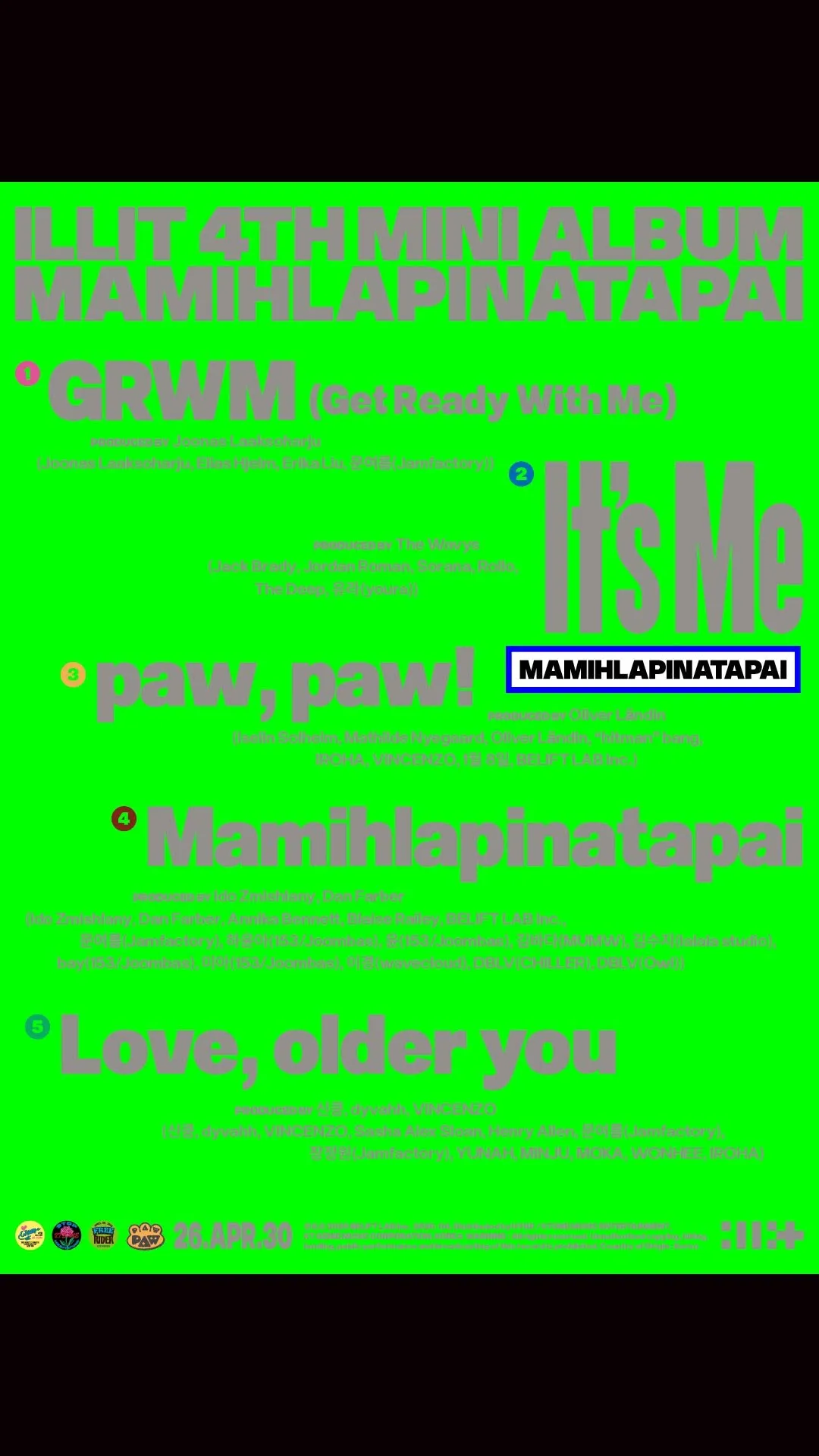 ILLIT Ungkap Tracklist Album Barunya MAMIHLAPINATAPAI, Bakal Rilis ...