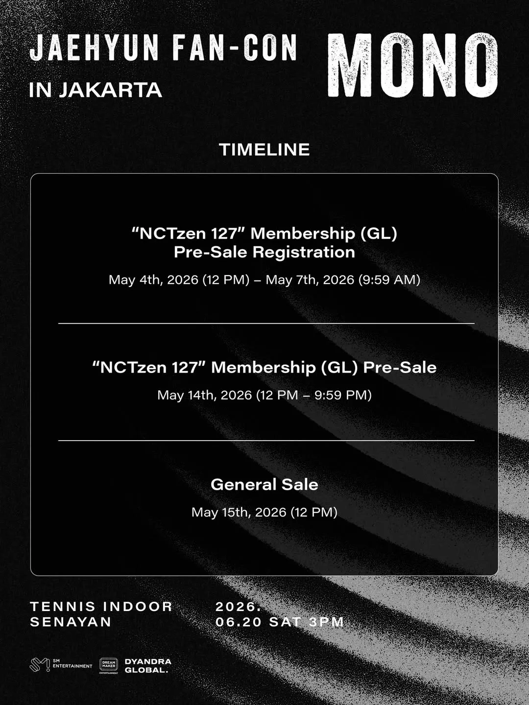 Jaehyun NCT Siap Gelar Fan-Con MONO di Jakarta, Intip Harga Tiketnya ...