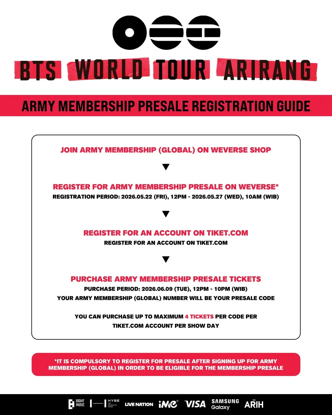 Konser BTS World Tour ARIRANG Jakarta: Intip Harga Tiket, Seat Plan ...