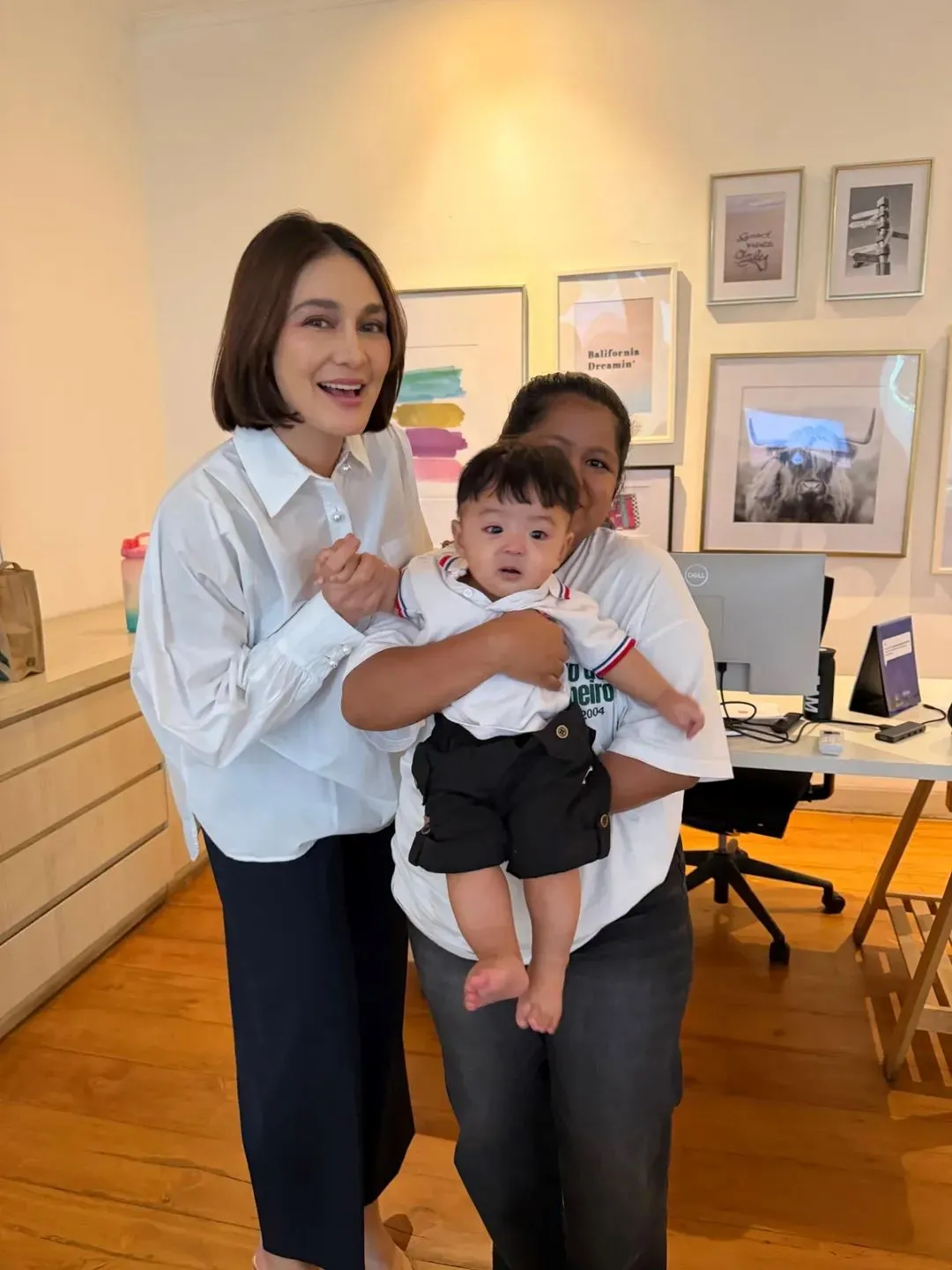 Luna Maya Happy to Meet Erica Carlina's Child, Kisses Baby Andrew's ...