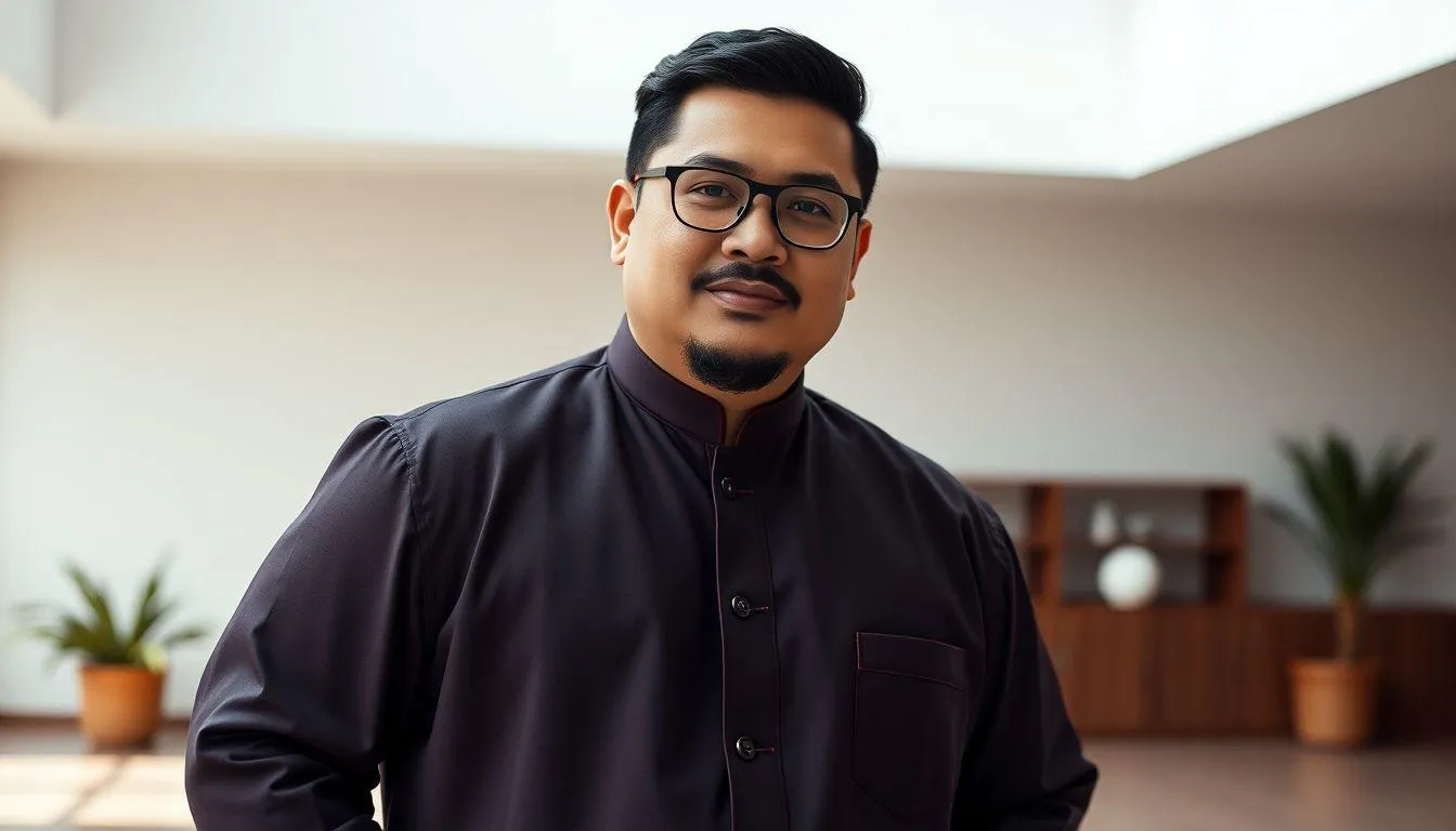 Outfit Lebaran Pria Badan Berisi yang Bikin Tampil Percaya Diri dan ...