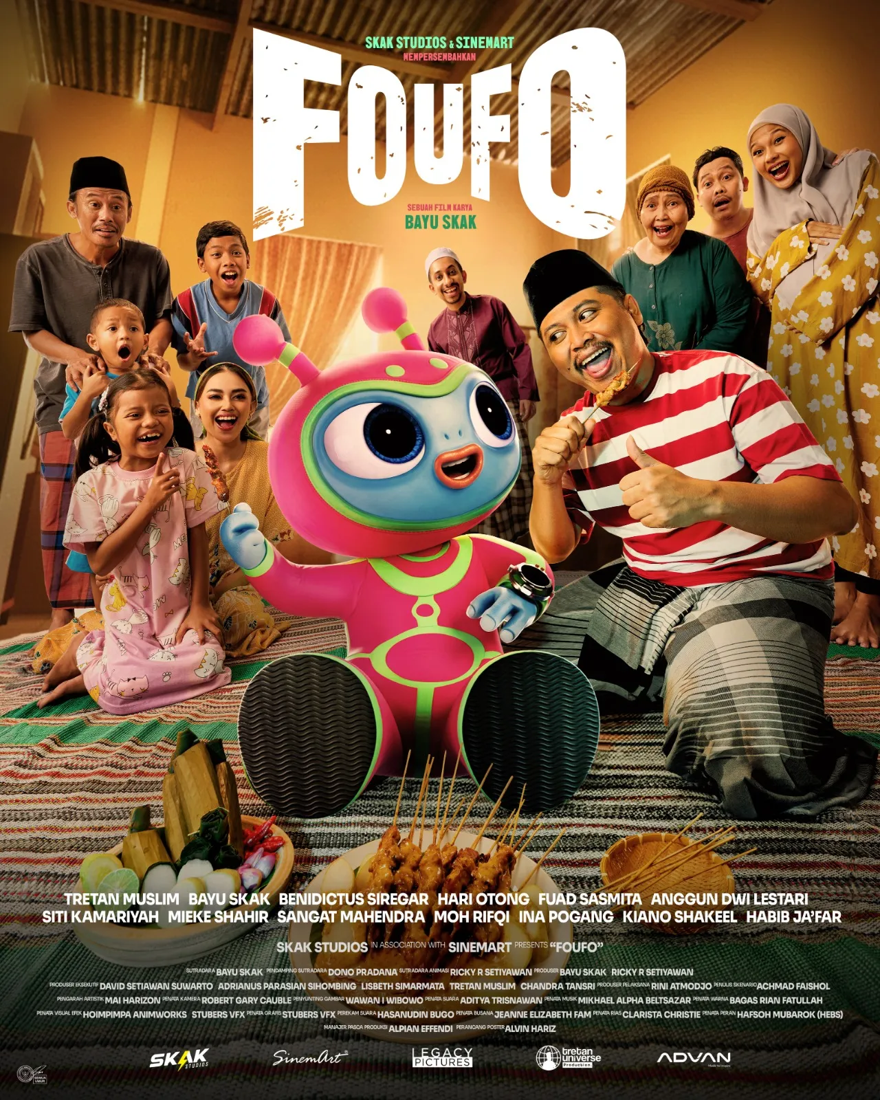 Trailer dan Poster FOUFO Dirilis, Bayu Skak Hadirkan Komedi Sci-Fi ...