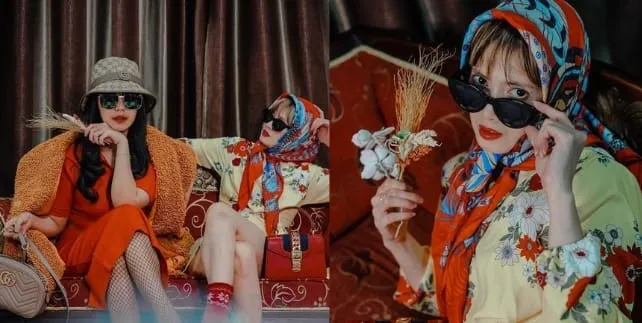 7 Potret Gucci Challenge Ala Chika Jessica - Selalu Ada Tingkah Kocak ...