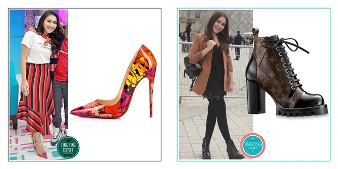 8 Koleksi Sepatu Mahal Ayu Ting Ting, Salah Satunya Bisa Buat Beli ...