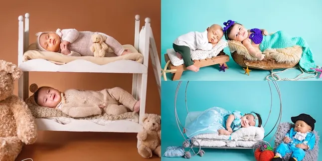 Dijodohkan Sejak Lahir, 8 Photoshoot Baby Leslar Anak Rizky Billar ...