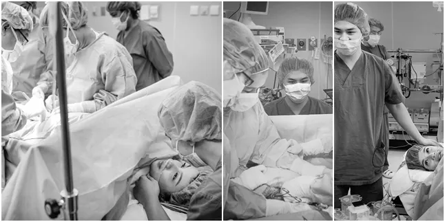 Foto-Foto Proses Operasi Caesar Chelsea, Terus Didampingi Glenn ...