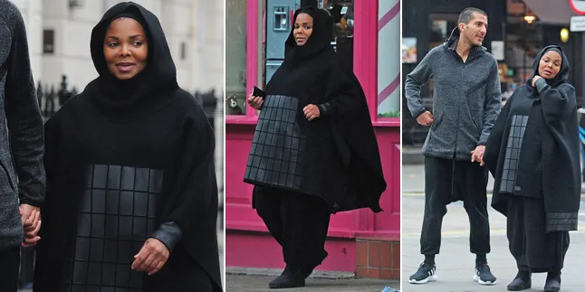 FOTO: Hamil Anak Pertama, Janet Jackson Tertangkap Pakai Hijab ...