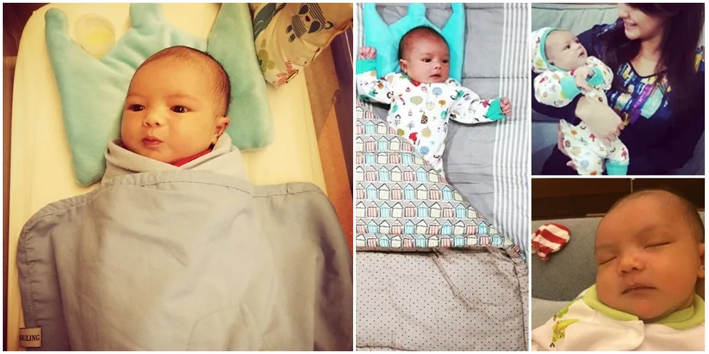 FOTO: Hampir Sebulan, Baby Rihga Anak Revalina Makin Bikin Gemas ...