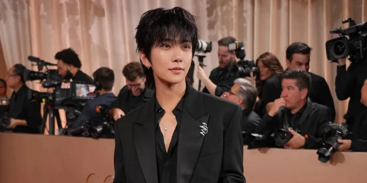 Portrait of Joshua SEVENTEEN Handsome at the 2026 Golden Globes Awards