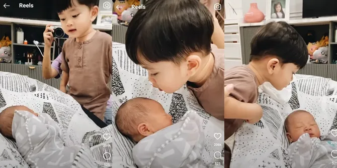 Potret Saat Zayn Anak Syahnaz Sadiqah Bertemu Baby Rayyanza, Sepupu ...