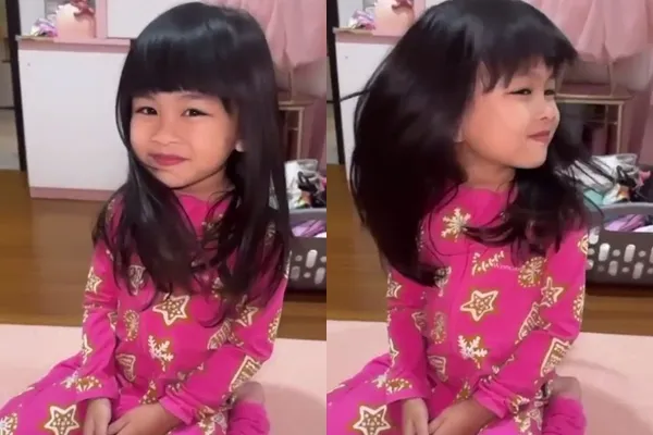 7 Potret Terbaru Zunaira Anak Syahnaz Sadiqah, Rambutnya Curi Perhatian ...