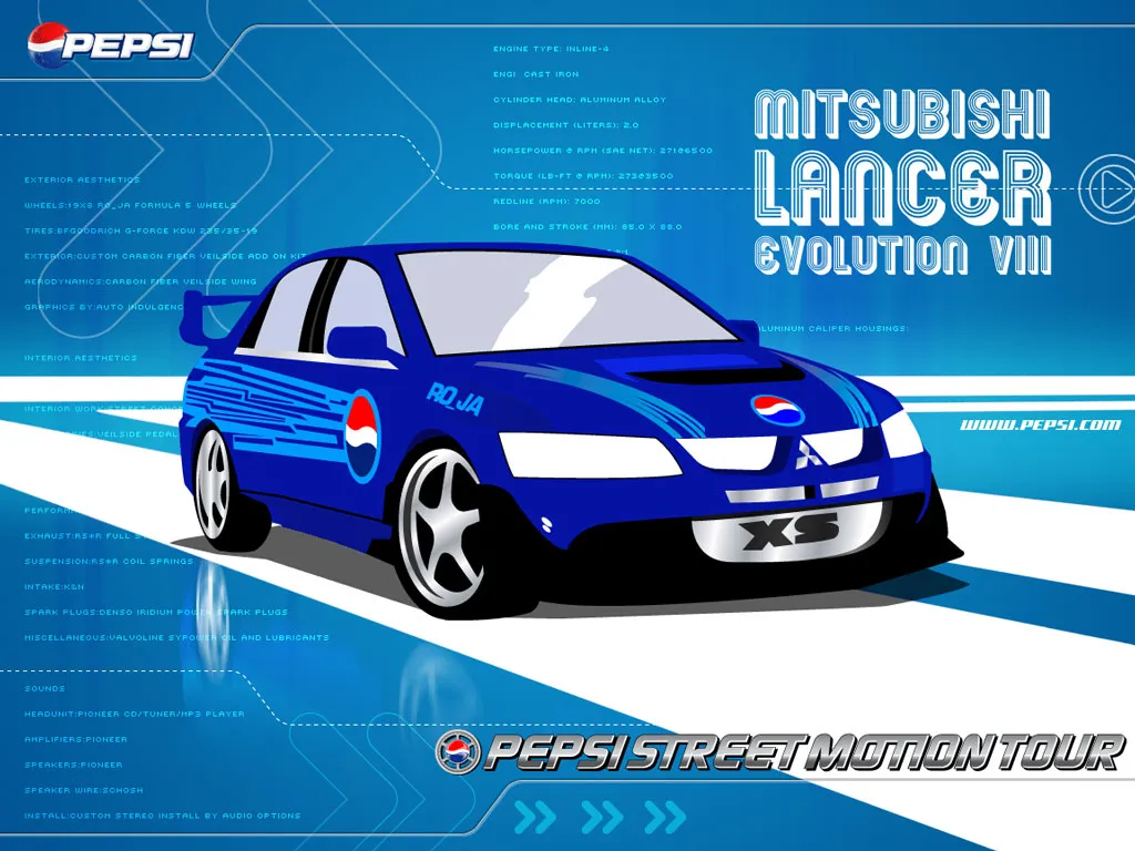 Wallpaper - Pepsi - Evolution VIII - KapanLagi.com