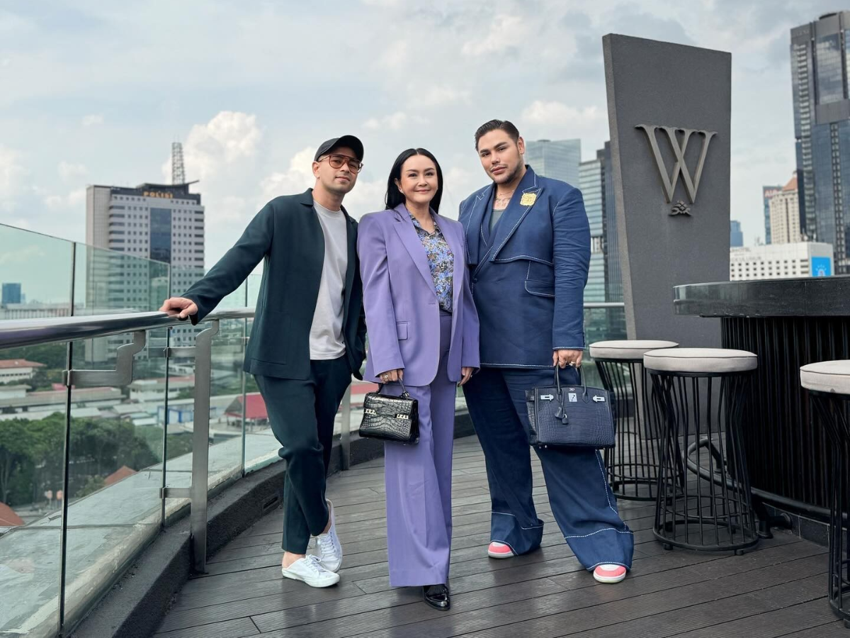 Gaya Elegan Atiek Nur Wahyuni Bos TV Bareng Raffi Ahmad dan Ivan Gunawan, Tenteng Tas Mewah ...