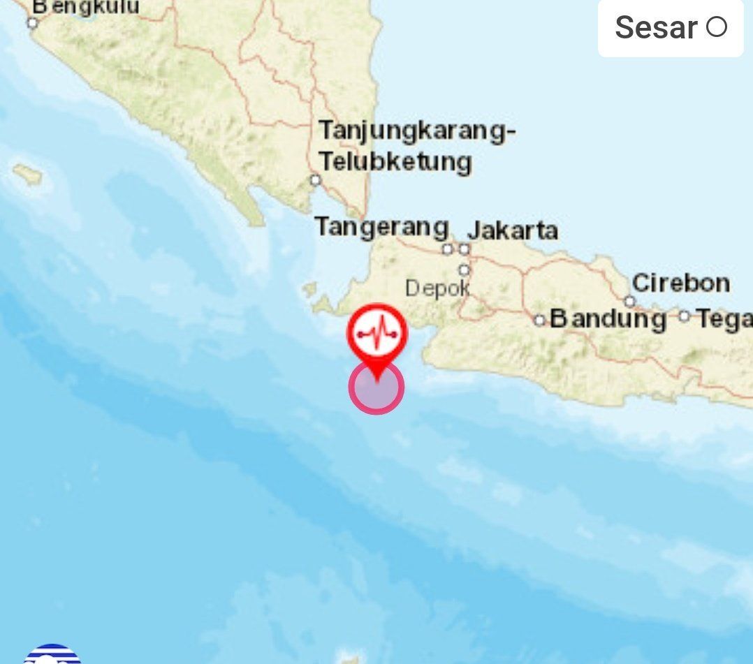 Gempa 5,7 Magnitudo Guncang Bayah Banten, Warga: Guncangan Terasa 10 Detik