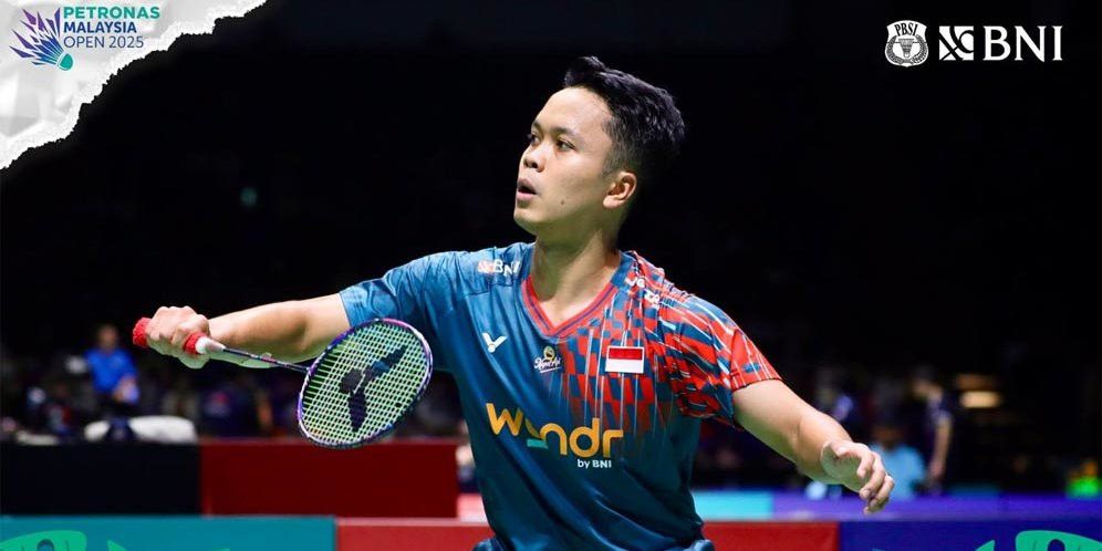 Hasil Malaysia Open 2025: Anthony Ginting Melaju ke 16 Besar usai Kalahkan Lee Chia Hao ...