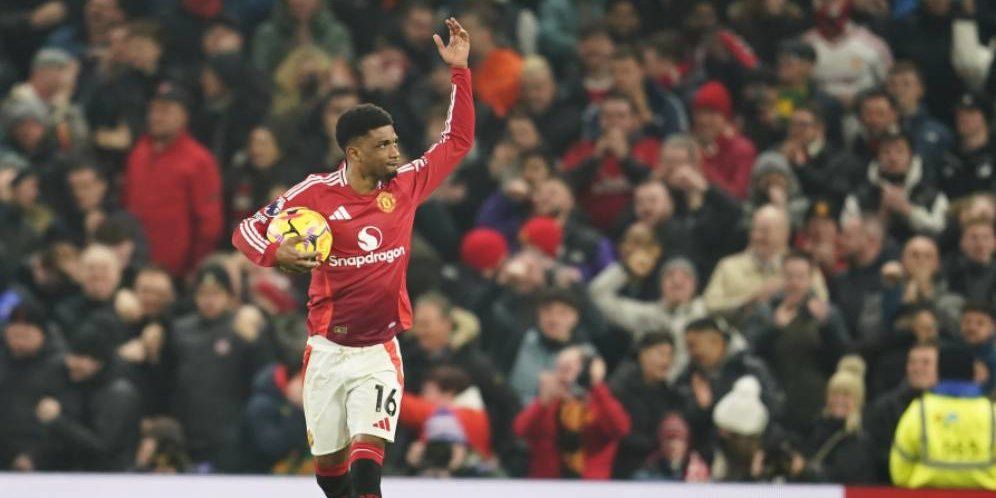 Ragam Torehan Spesial Amad Diallo: Cetak 3 Gol dalam 12 Menit - merdeka.com