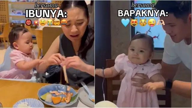 6 Potret Baby Sofia saat Diasuh Ashilla Eks Blink dan Suaminya Heisel, Mama Muda Pasti Relate ...