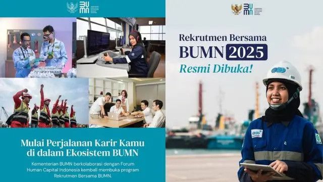 Resmi Dibuka! Cek Link Pendaftaran Rekrutmen Bersama BUMN 2025, Tersedia 2.000 Lowongan Kerja ...