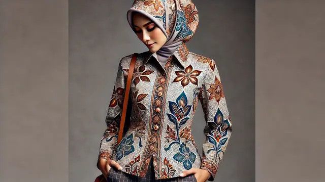 8 Model Baju Batik Kerja Hijab yang Bikin Penampilan Makin Chic ...