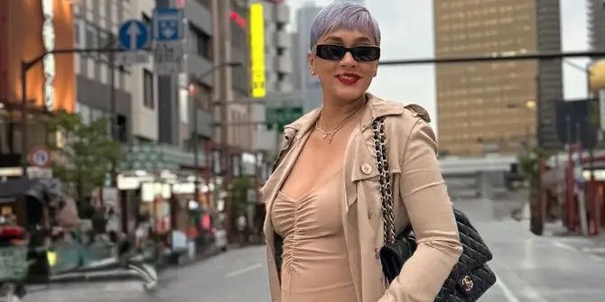 6 Potret Cantik Memesona Kimmy Jayanti saat Hamil Anak ke-3 di Jepang ...