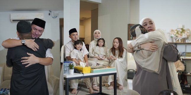 9 Potret Momen Haru Ananda Omesh dan Dian Ayu Pamitan Sebelum Berangkat ...