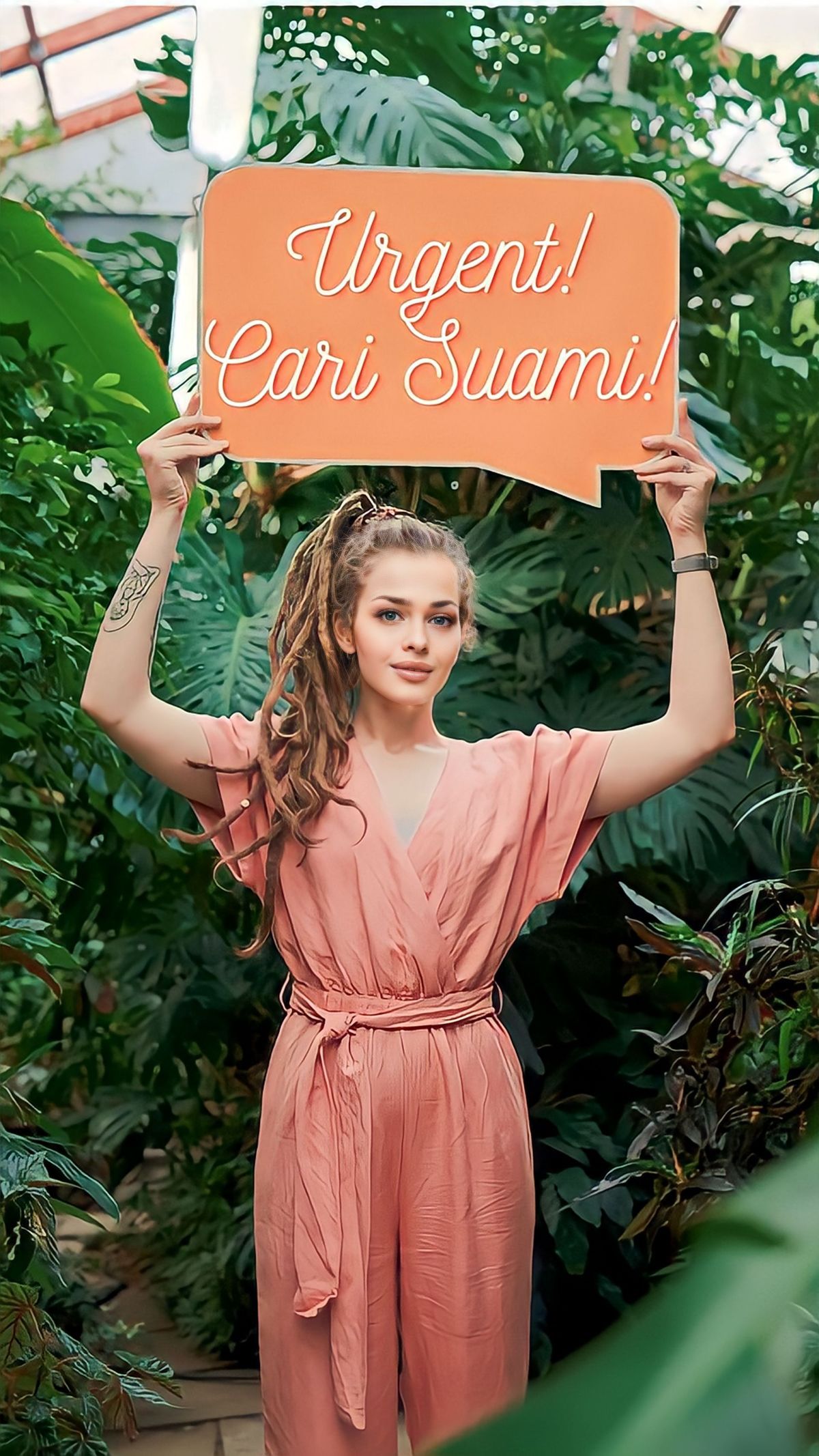 Putus Asa Pacaran, Gadis Cantik Ini Bawa Tulisan 'Cari Suami' Keliling ... Putus Asa Pacaran, Gadis Cantik Ini Bawa Tulisan 'Cari Suami' Keliling ...