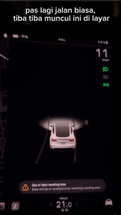 Viral Pemilik Mobil Tes Sensor Pendeteksi Tesla di Areal Makam, Gambar ...