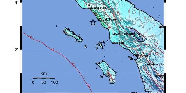 Gempa Magnitudo 6,2 Guncang Aceh Selatan, Terasa hingga Medan dan Gunung Sitoli - merdeka.com