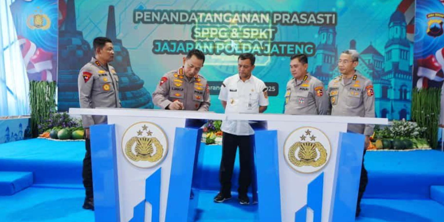 Kapolri Listyo Sigit Resmikan 35 SPKT Polres di Jateng - merdeka.com