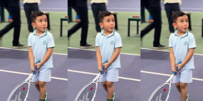Pantas Dijuluki Balita Produktif, 5 Potret Rayyanza Antusias Belajar Tenis Didampingi Nagita ...