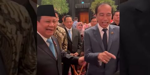 Penjelasan Jokowi soal Video Viral Prabowo Bilang Cawe-Cawe - merdeka.com