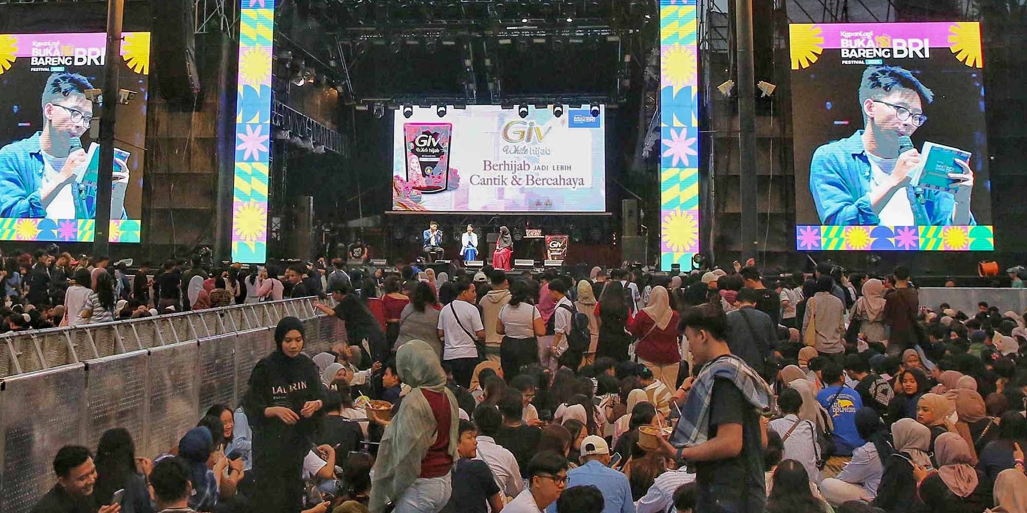 FOTO: Ribuan Pengunjung Padati Even KapanLagi Buka Bareng BRI Festival ...