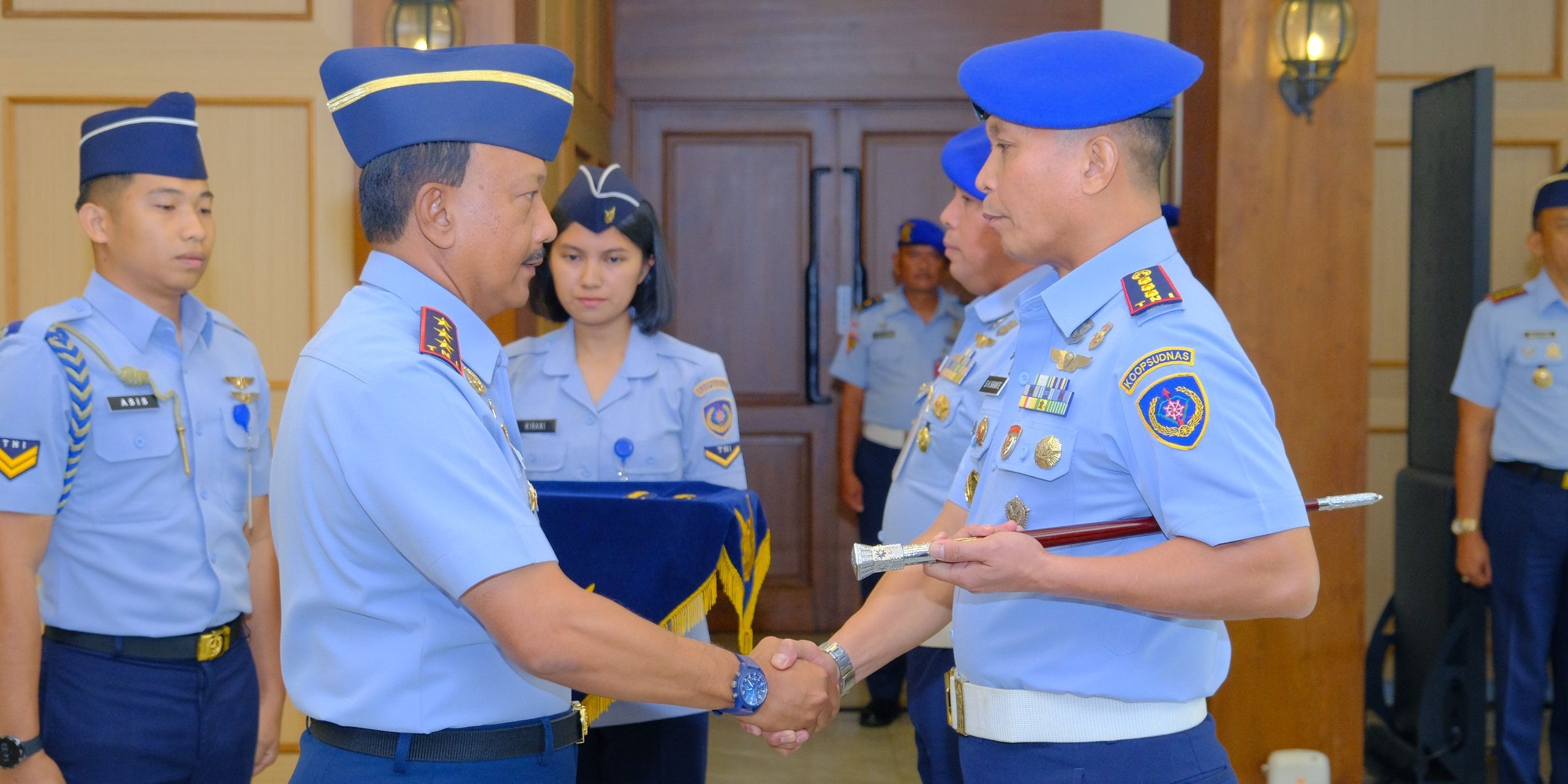 Panglima Koops Udara Nasional Pimpin Sertijab Danpom Koopsudnas ...