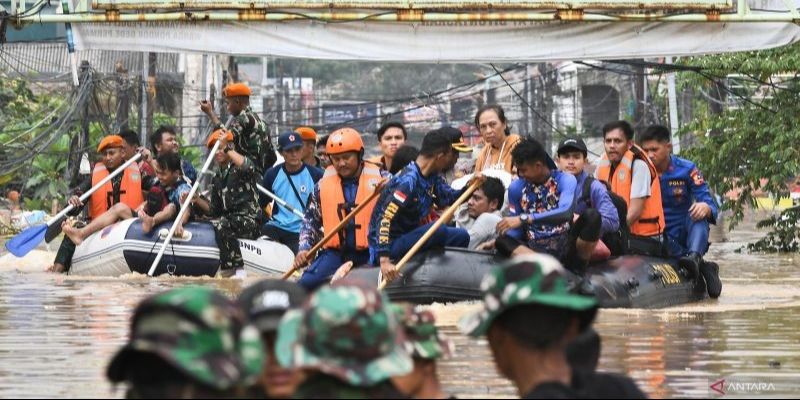 AHY Ungkap 'Biang Kerok' Penyebab Banjir Parah di Bekasi - merdeka.com