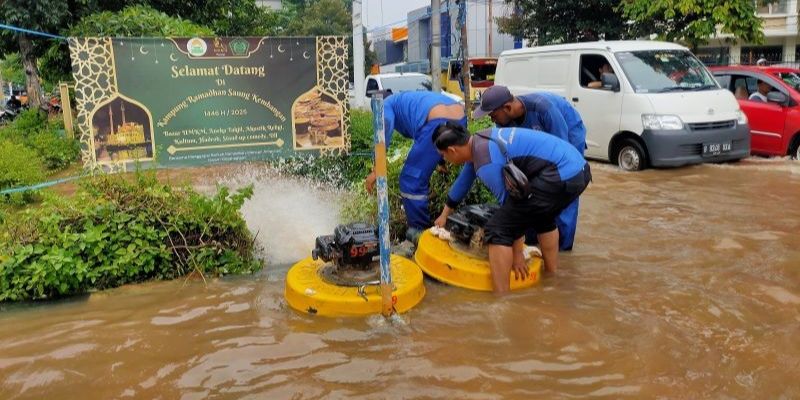 Seharian Bebas Hujan, Banjir Jakarta Sudah Surut di Semua Titik - merdeka.com