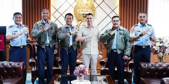 Potret Raffi Ahmad Kunjungi Mabes TNI AU, Dipuji Tak Kenal Lelah Demi ...