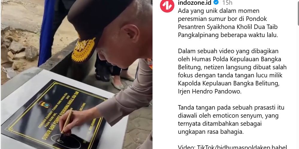 Cerita di Balik Viral Tanda Tangan Jenderal Bintang Dua Pakai Simbol Senyum di Atas Prasasti ...