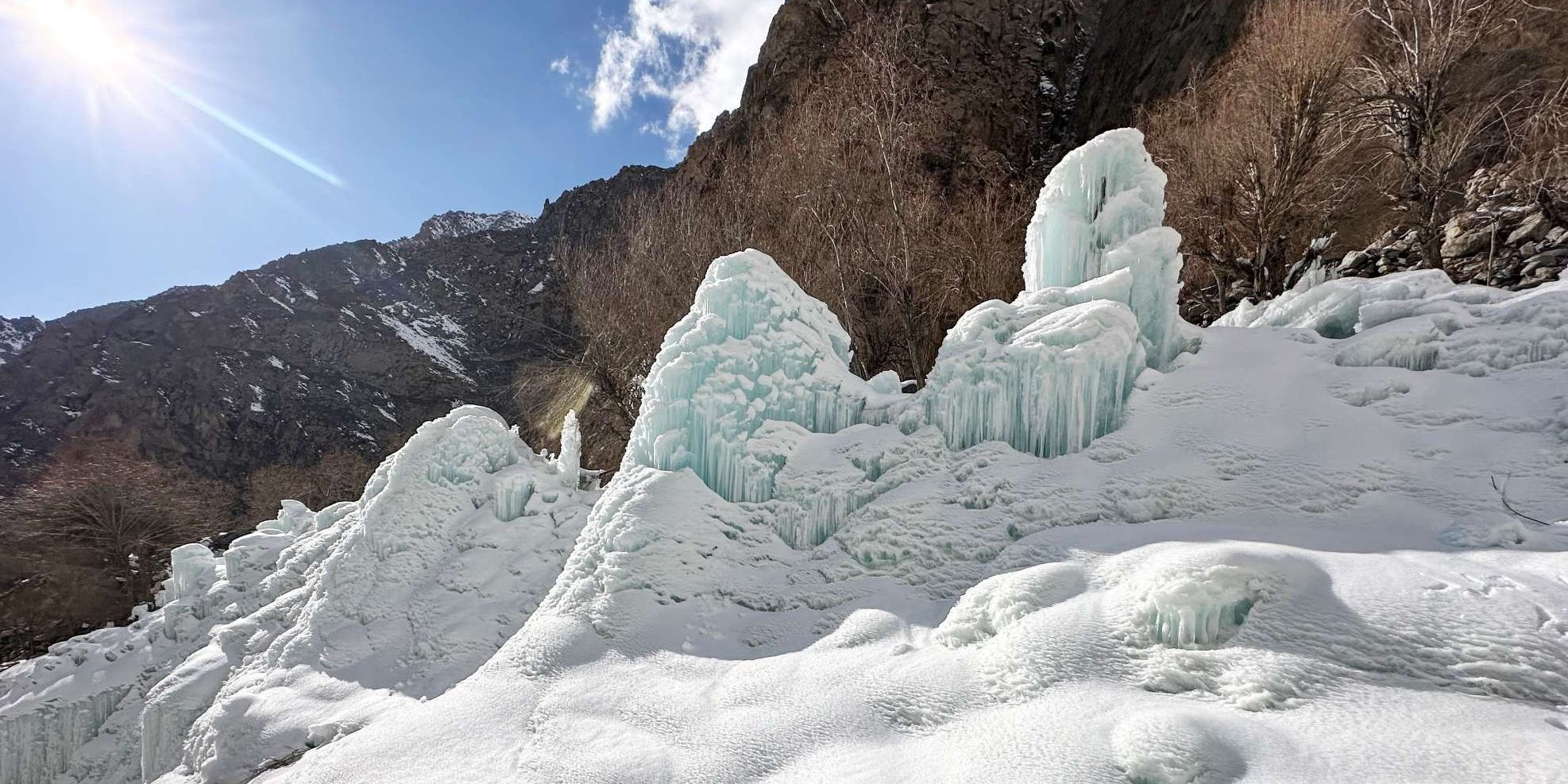FOTO: Kisah Warga Pegunungan Pakistan Bikin Gletser Buatan untuk ...