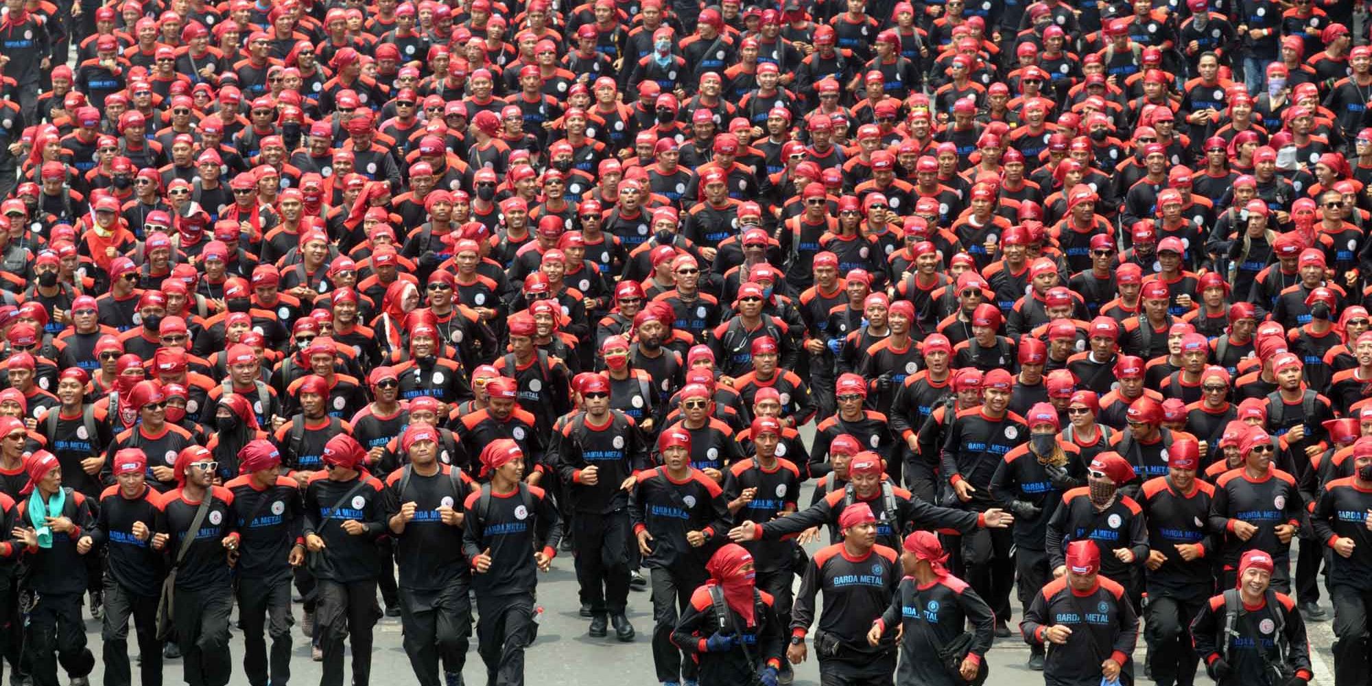 Hadiri Peringatan Hari Buruh di Monas, Ini Rute Massa Buruh Daerah Masuk ke Jakarta - merdeka.com