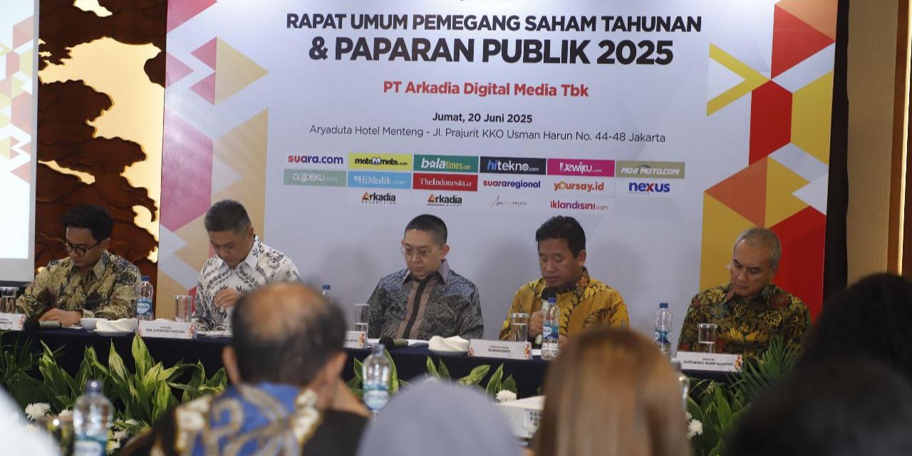 Laba Bersih Naik 129 Persen, Arkadia Digital Media Raup Untung Rp1,2 Miliar Sepanjang 2024 ...