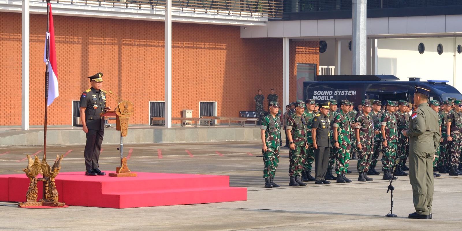 Dilepas Panglima TNI & Pangkoopsudnas, Satgas Garuda Merah Putih 2 ...